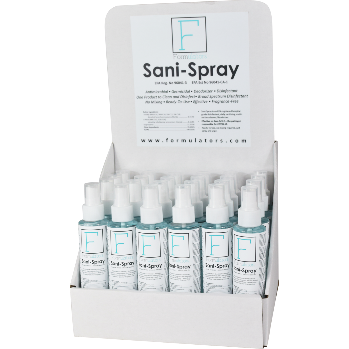 3.4 Oz Table Top Display (8016) – Sani-Spray